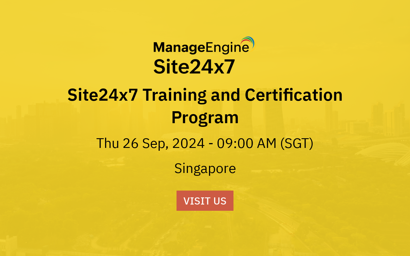 Site24x7 Training and Certification Program